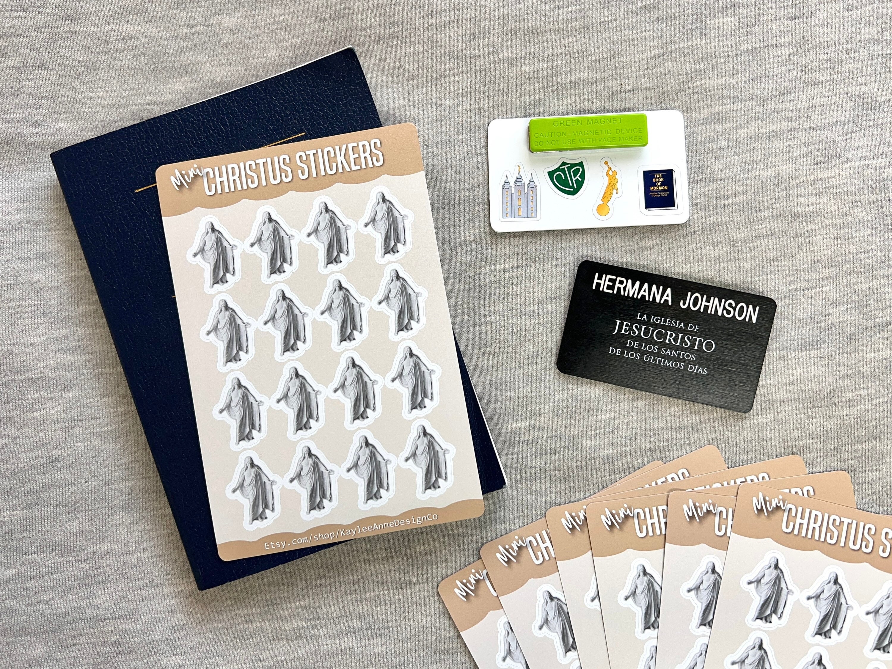 Mini Christus Stickers - 4”x6” Sheet - Waterproof (christus Statue) - Etsy