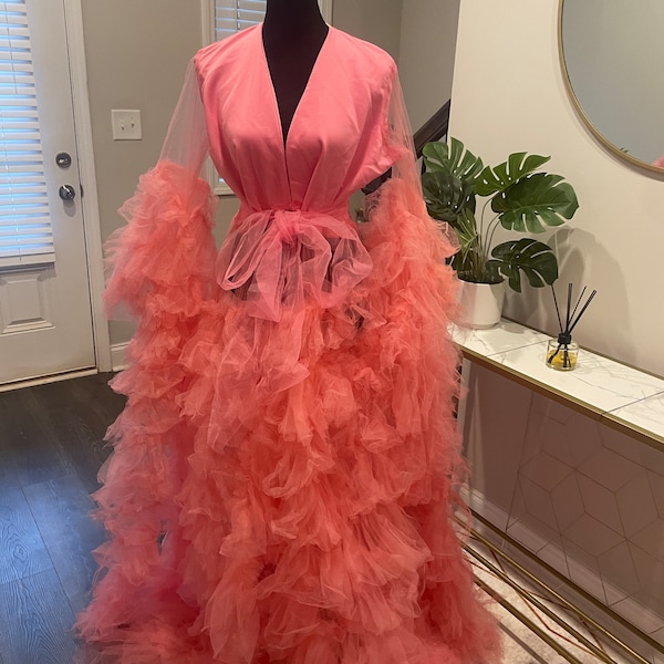 Pink Fluffy Maternity Dress - Etsy