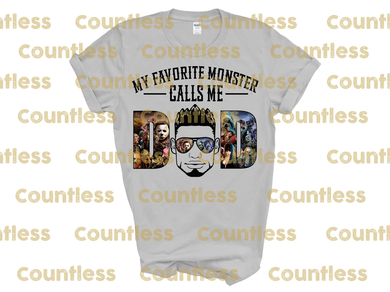 My Favorite Monsters Call Me Dad Sublimation, African American, Dad/mom ...