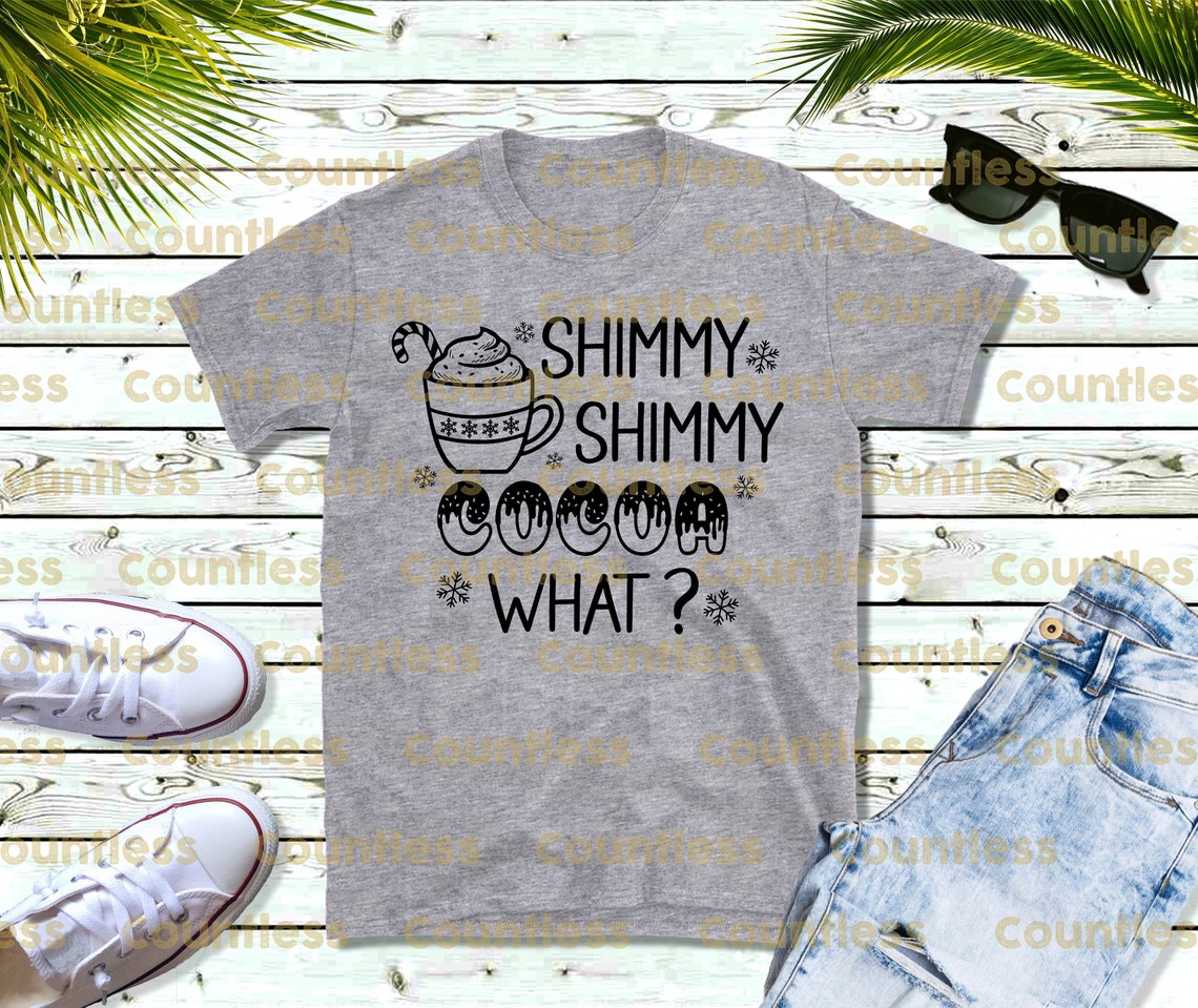 Shimmy Shimmy Cocoa What SVG in Color, Black and White, Hot Cocoa Svg ...