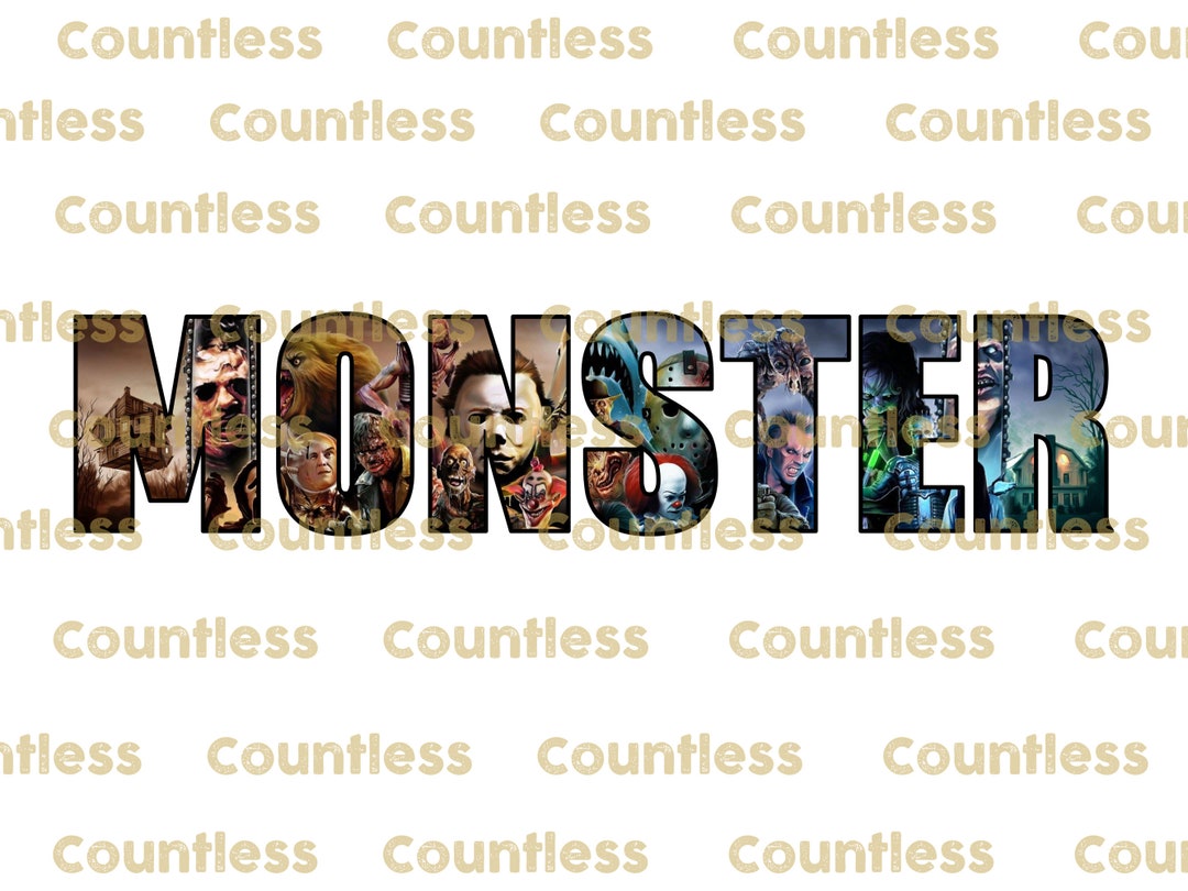 Monster Sublimation, Png, Instant Download, Sublimation Designs ...