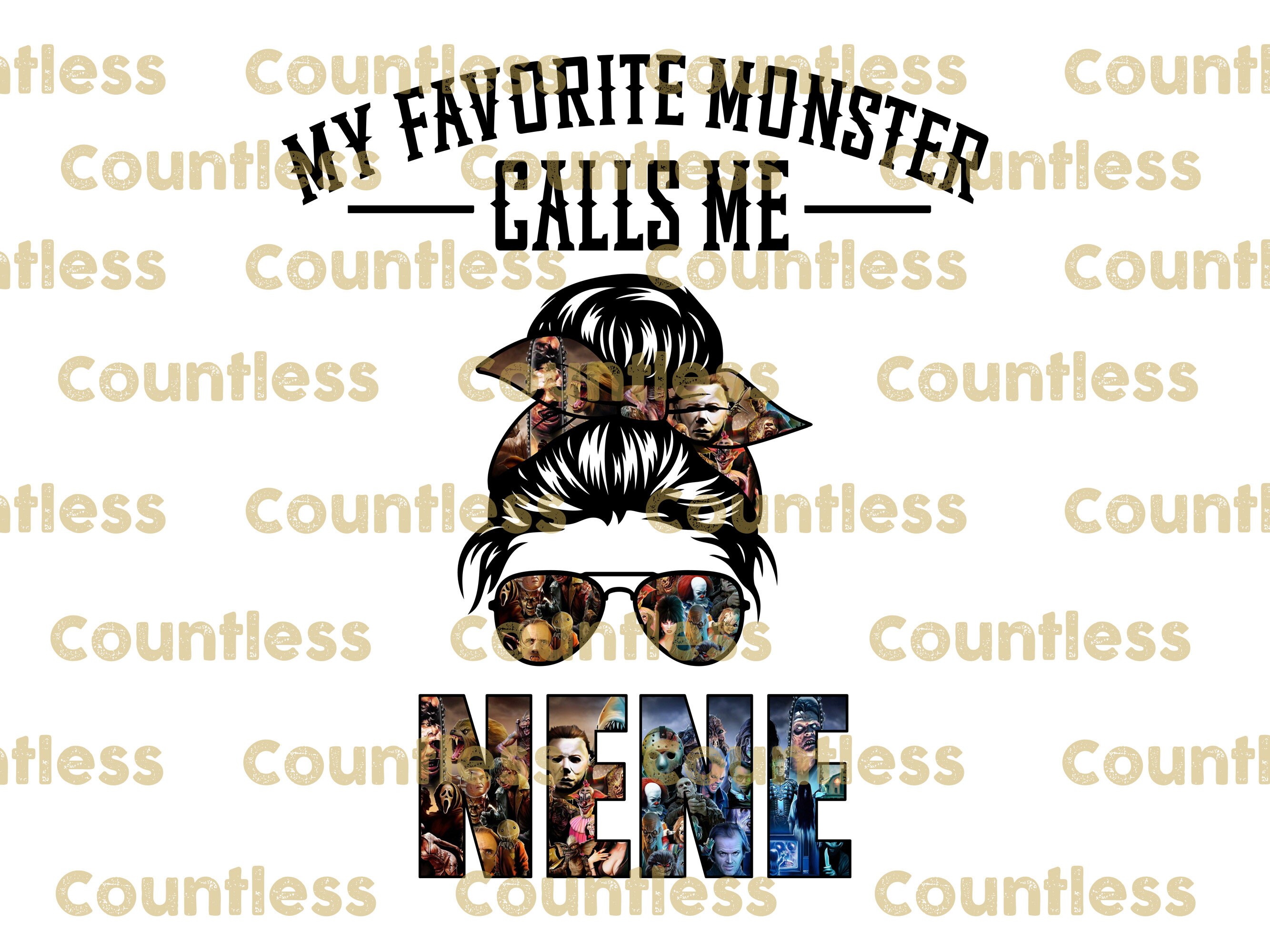 My Favorite Monsters Nene Sublimation, Instant Download, Sublimation ...
