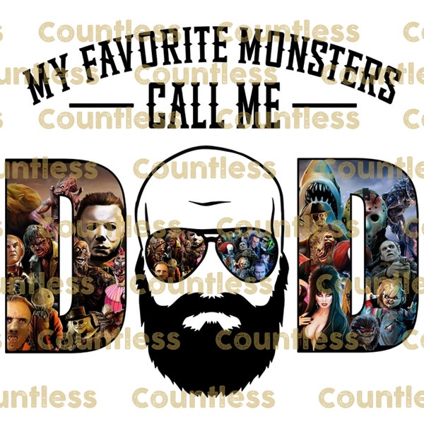 My Favorite Monsters Call Me Mom Png - Etsy