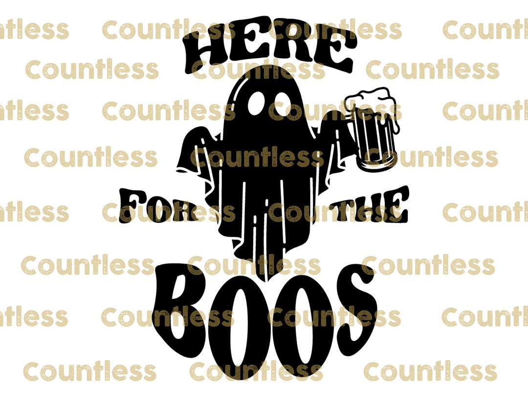 Here for the Boos Design, DTF, DTF, Sublimation, Halloween, Horror, Fun ...