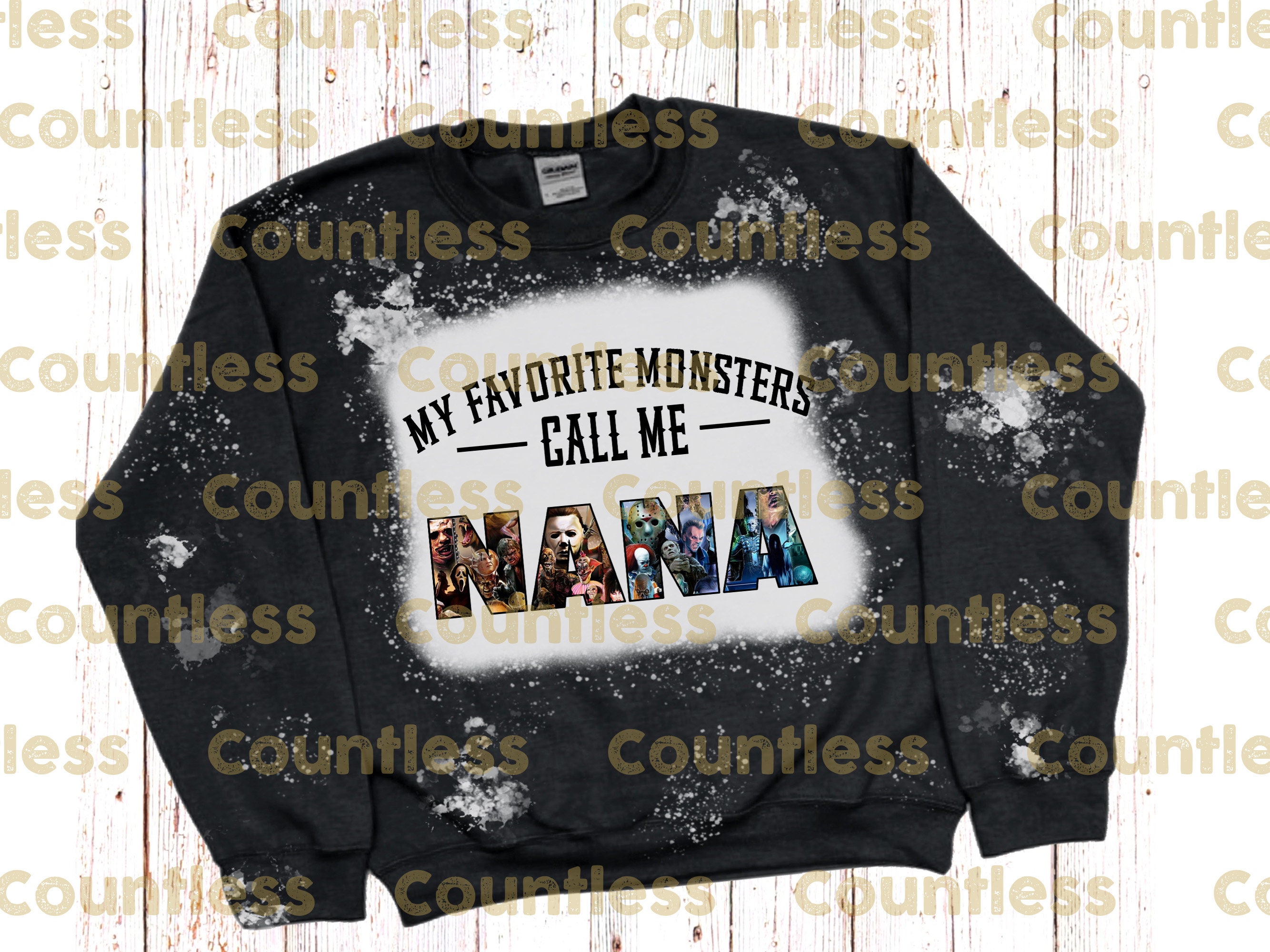 My Favorite Monsters Nana Sublimation, Instant Download, Sublimation ...
