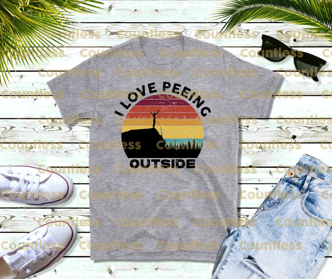 I Love Peeing Outside Digital Design - Etsy
