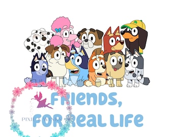 Bluey Press On - Etsy