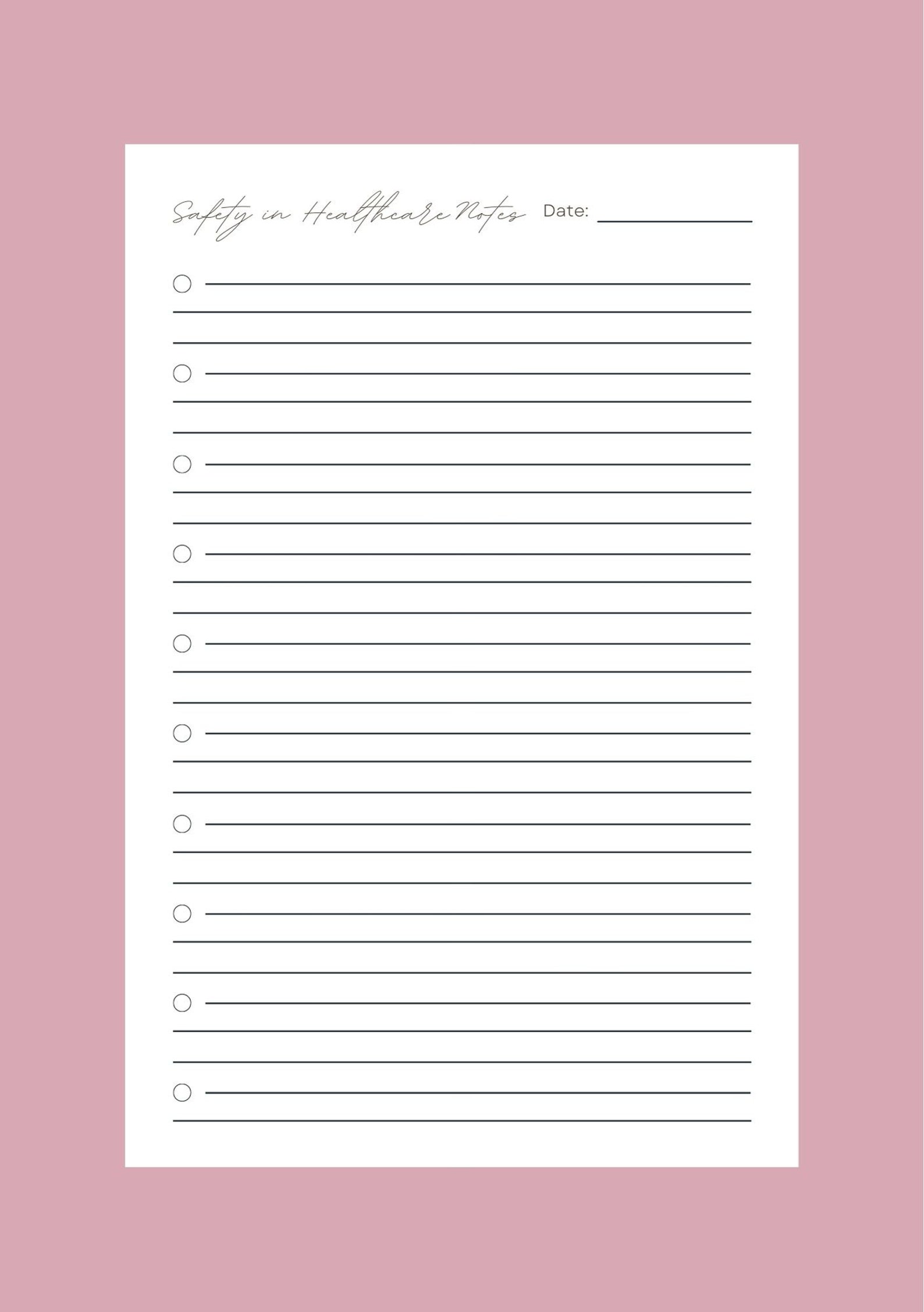 Phlebotomy Tech Student Planner Phlebotomist CPT Printable Notebook ...