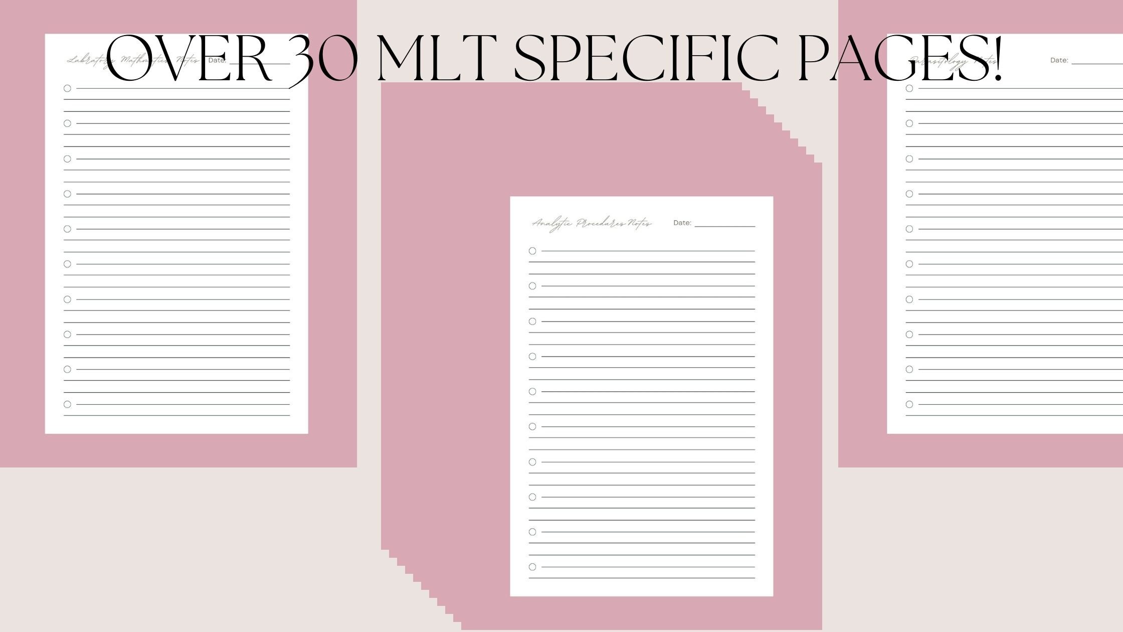 Medical Lab Tech Planner MLT Medical Laboratory ASCP Technician ...