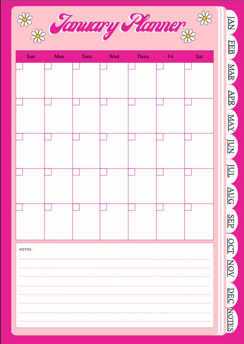 Ultrasound Tech Student Digital Planner Pink Barbie Edition Notebook ...