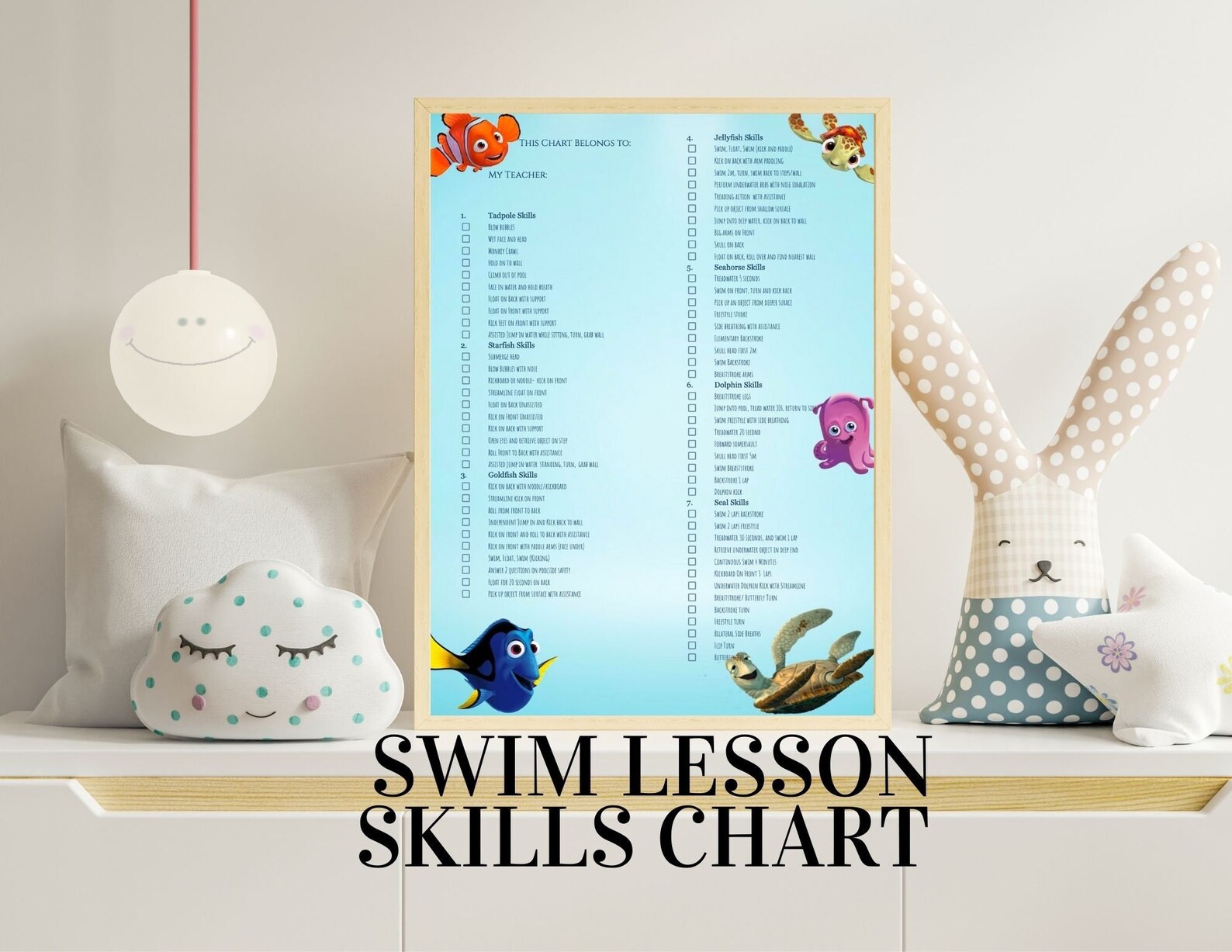 Swim Lesson Skills Chart Complete Sunsational Swim Lessons Swimming ...