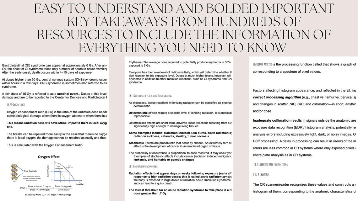 ARRT® Radiography Study Guide, Printed and Digital Copy, Kay’s Rad Tech ...