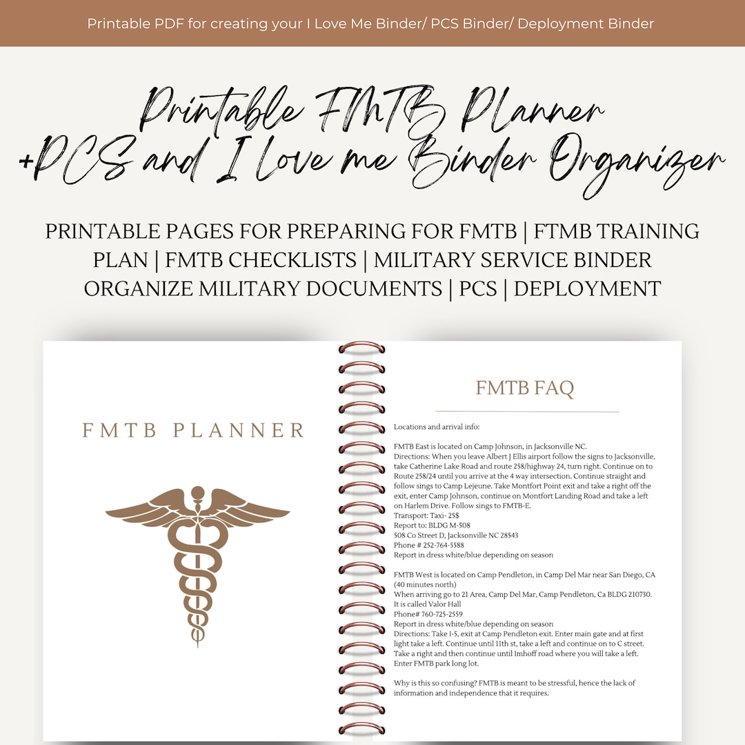 FMTB Training Plan Planner Field Med Checklists Corpsman Greenside FMTB ...