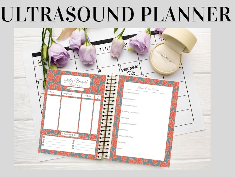 Ultrasound Tech Sonographer Technician Planner Student Clinical Journal ...