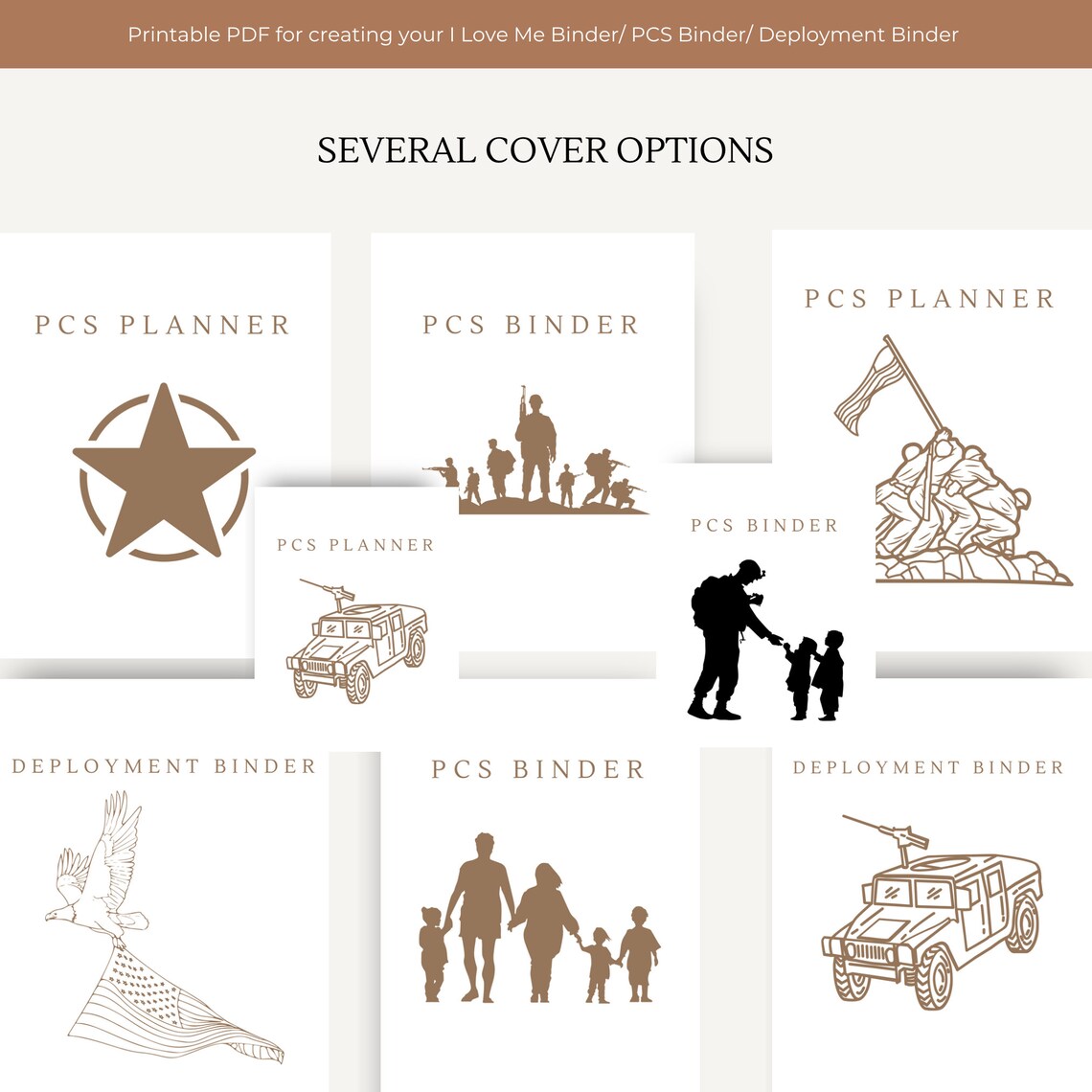 Military Binder I Love Me Binder Organizer PCS Deployment Neutral ...