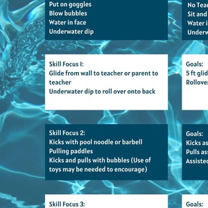 Swim Lesson Plan Level 2 Junior 2 Water Safety Toddler Preschooler ...
