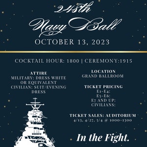 Navy Ball Flyer Template U.S Navy HM Corpsman Seabee BM CS Printable - Etsy