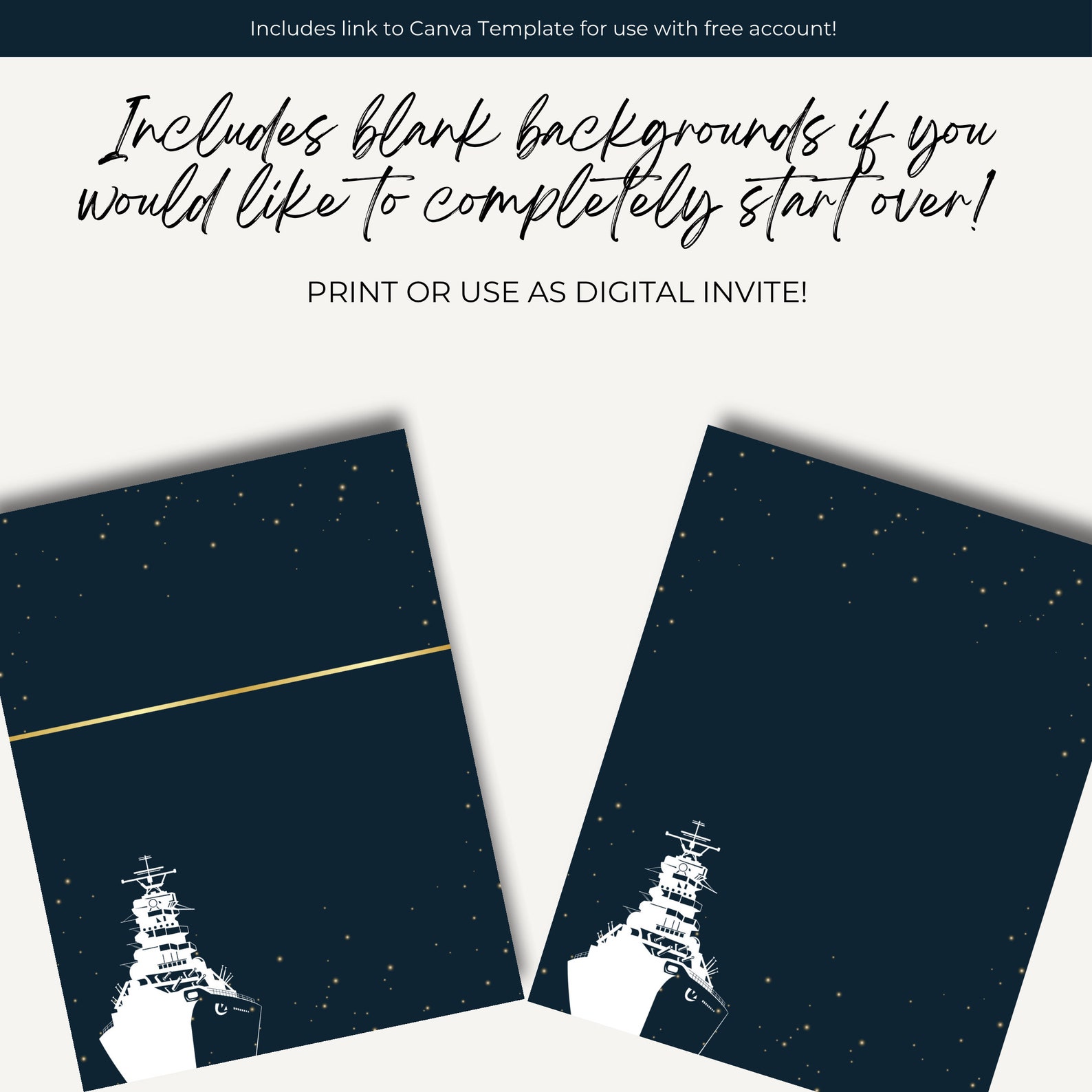 Navy Ball Flyer Template U.S Navy HM Corpsman Seabee BM CS Printable - Etsy