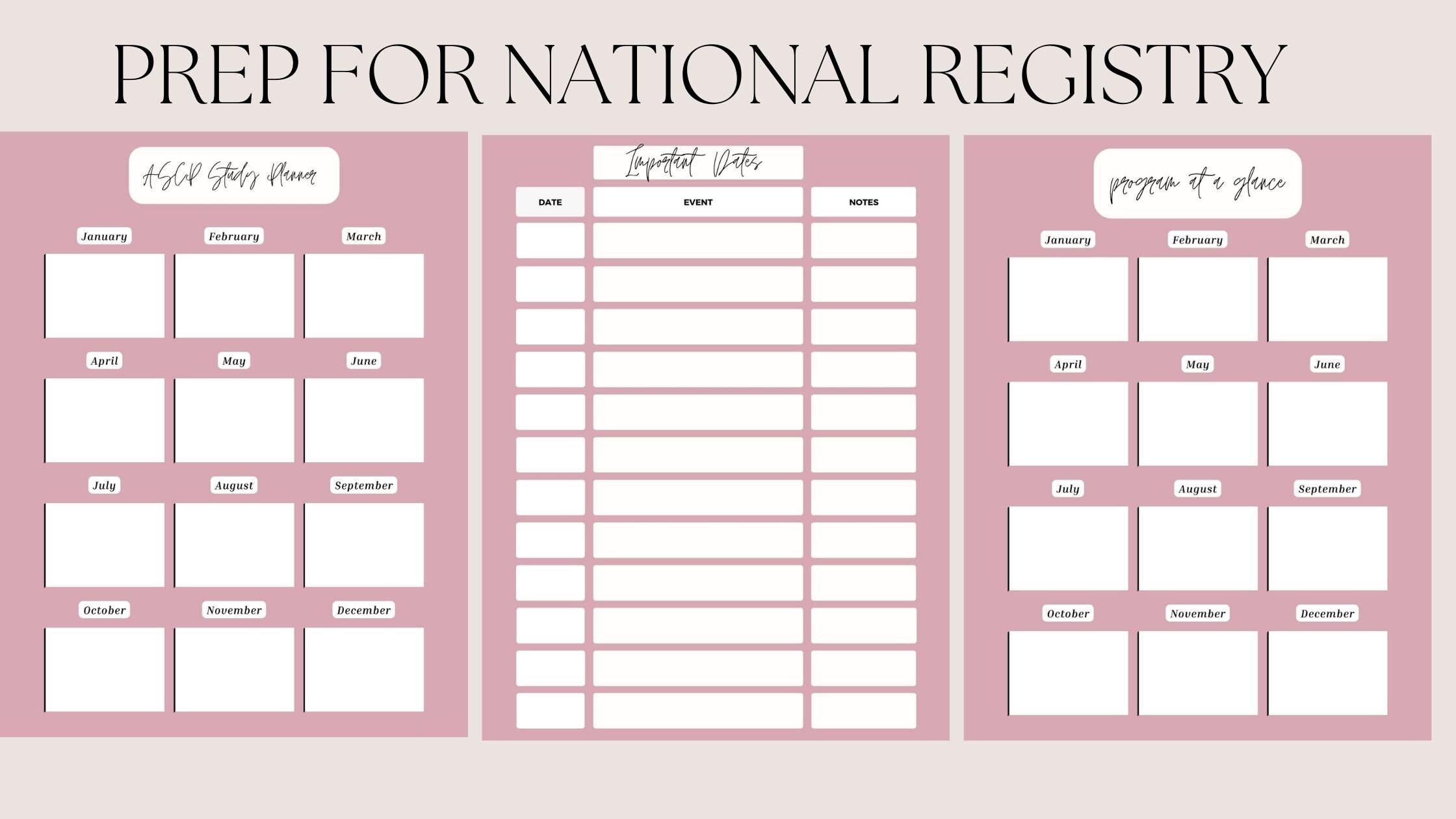Medical Lab Tech Planner MLT Medical Laboratory ASCP Technician ...