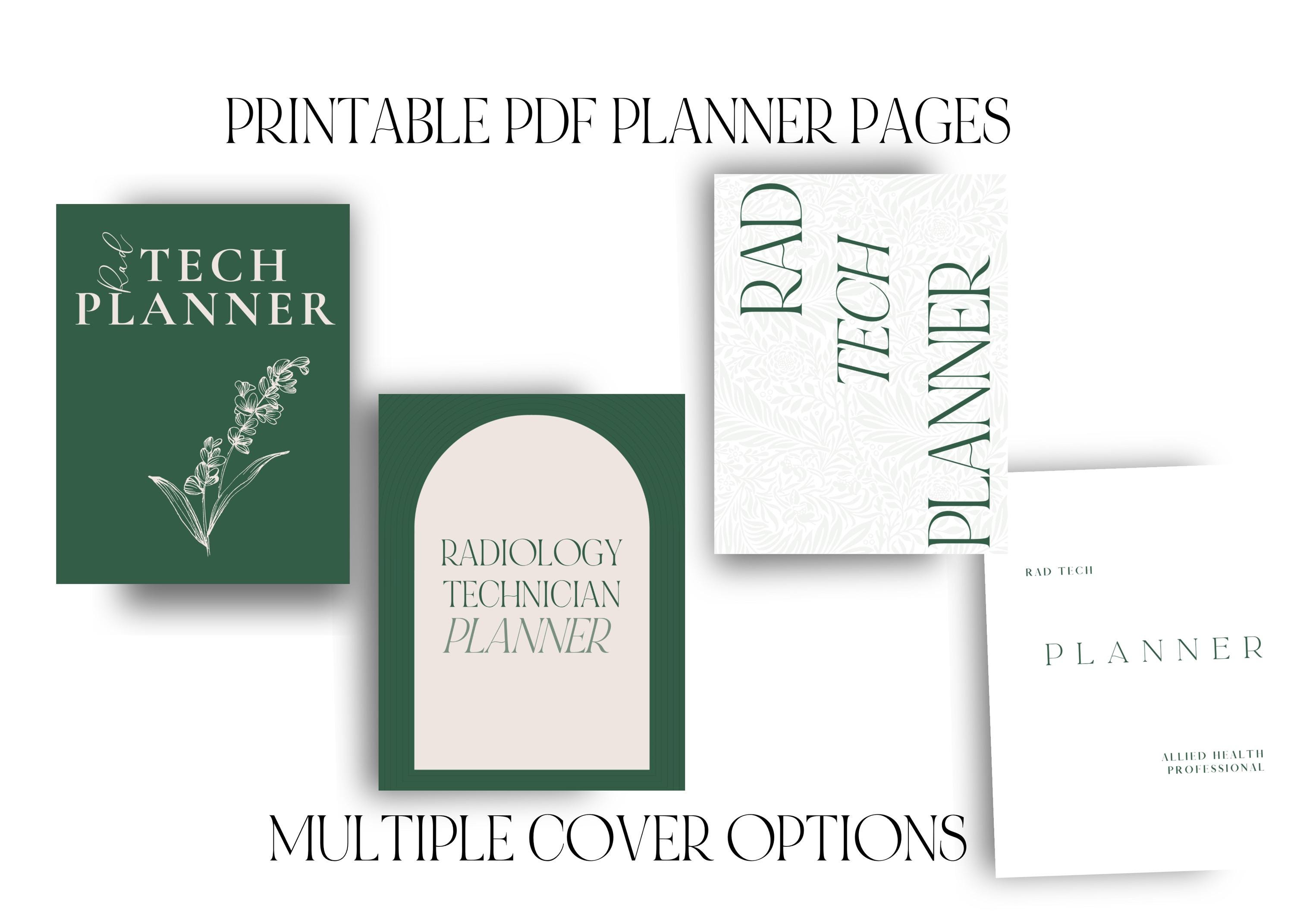 Study Planner for the ARRT Rad Tech X-ray Technician Planner Student ...