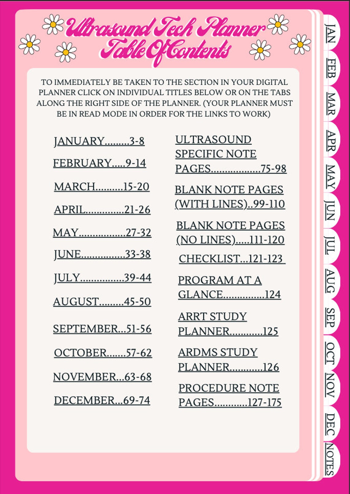 Ultrasound Tech Student Digital Planner Pink Barbie Edition Notebook ...