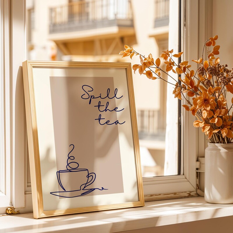 Tea Poster - Etsy