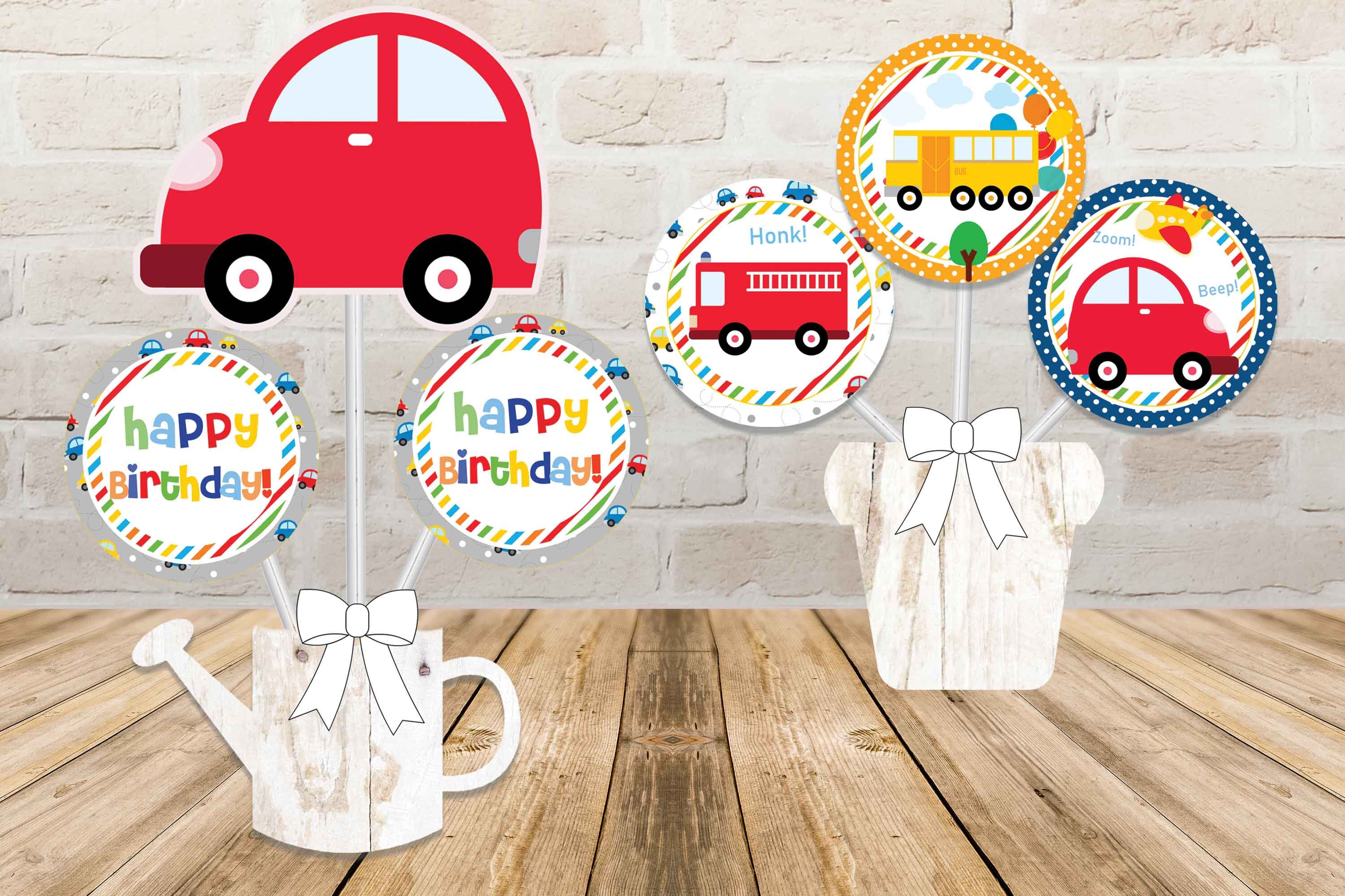 Transportation Birthday Party Decorations: Cars, Trains, Planes ...