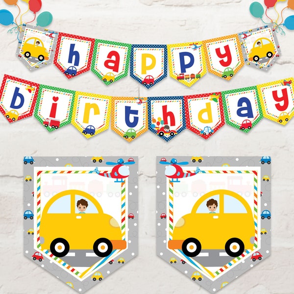 Transportation Birthday Party - Etsy