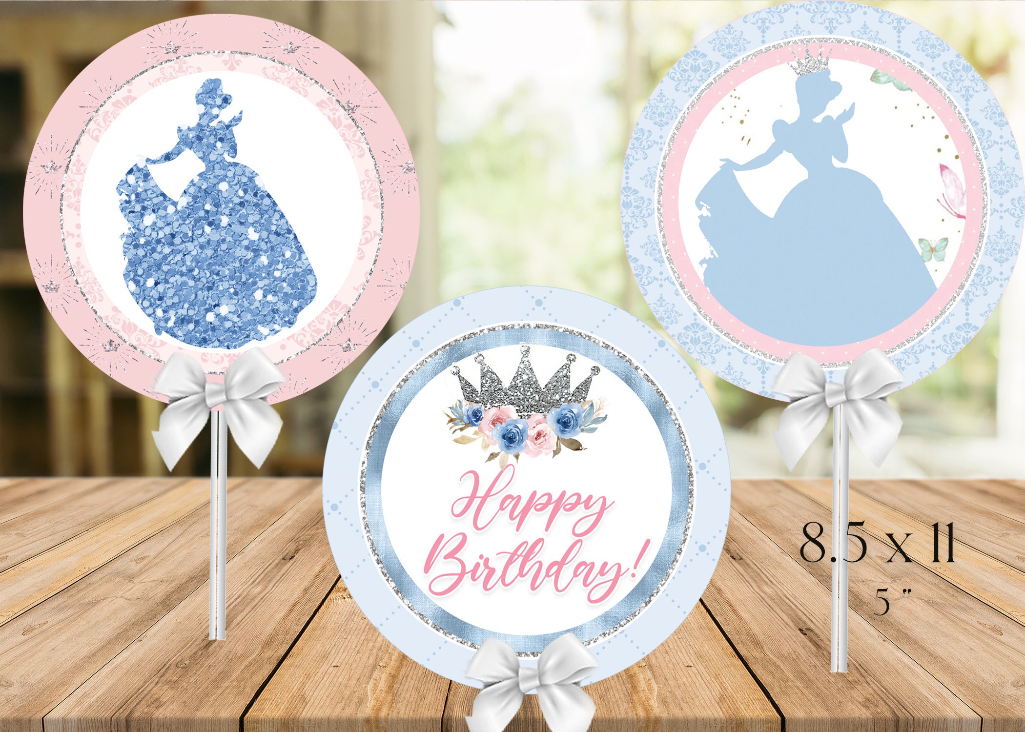 Cinderella Birthday Party Decorations, Cinderella Party Supplies ...