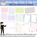 Note Paper 1 Vector Clipart, Uniform Design, Writing Note Clipart, 87 ...