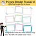 Photo Border Clip Art: 91 Editable PNG Vector Frames (digital Download ...