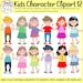 Kids Vector Clipart 12, Children Clipart, School Clipart, Middle School ...