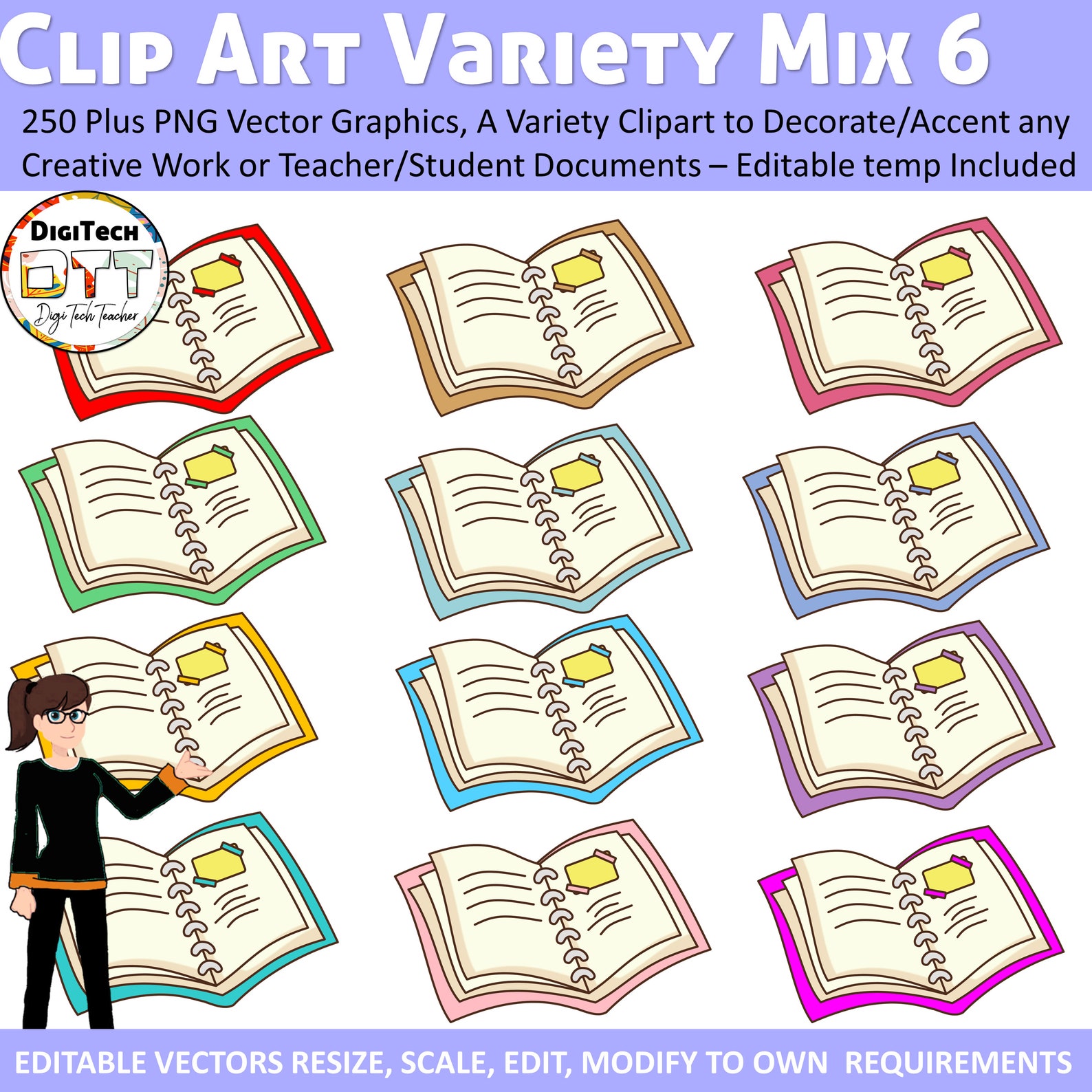 Clipart Variety Mix 6, Teacher Clipart, Classroom Clipart, Educational ...