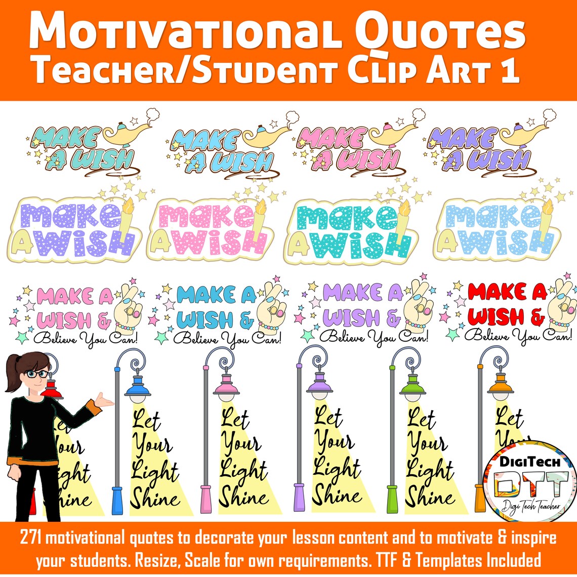 Motivational Quote Clipart 1, Inspirational Student Quote Clipart ...