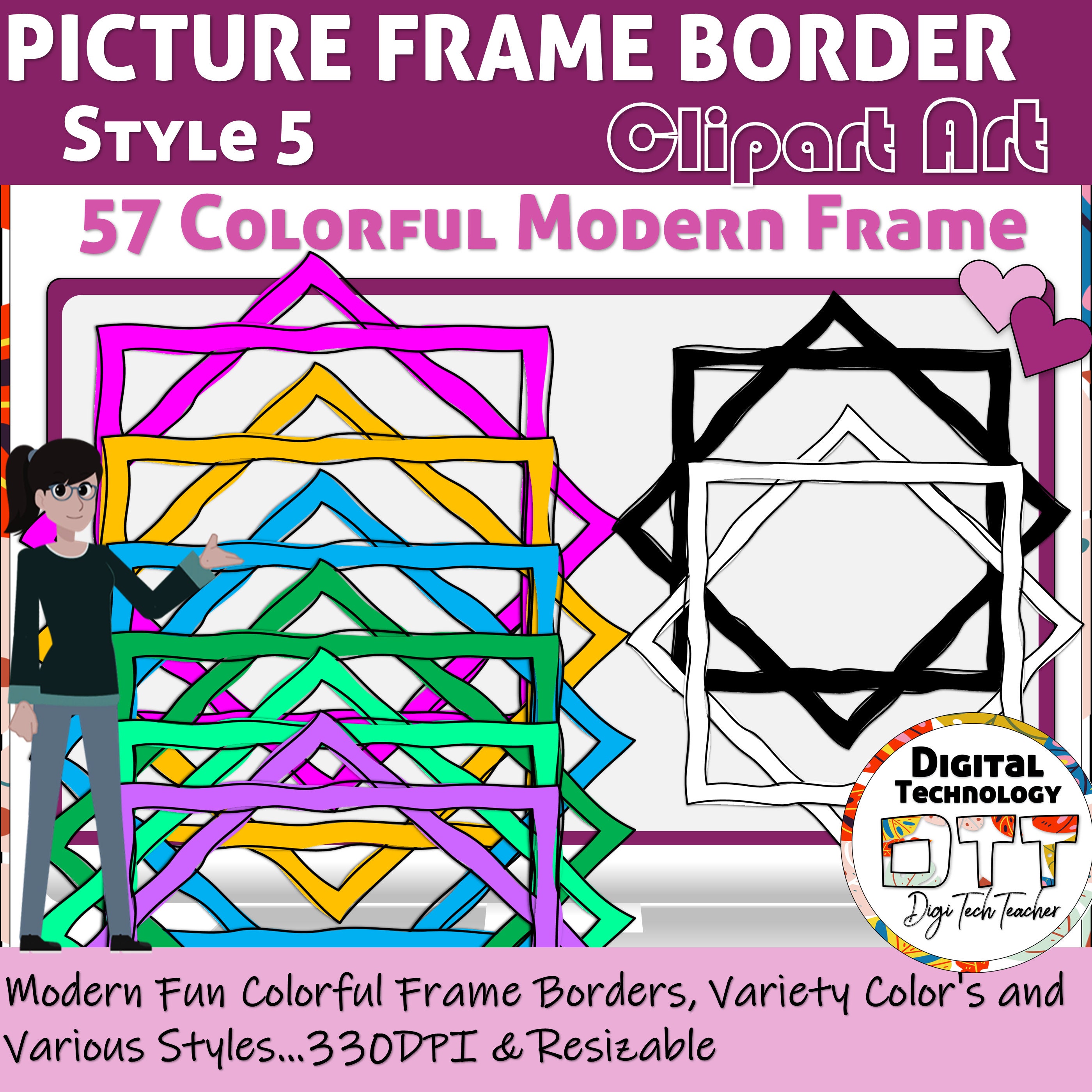 Modern Frame Clip Art