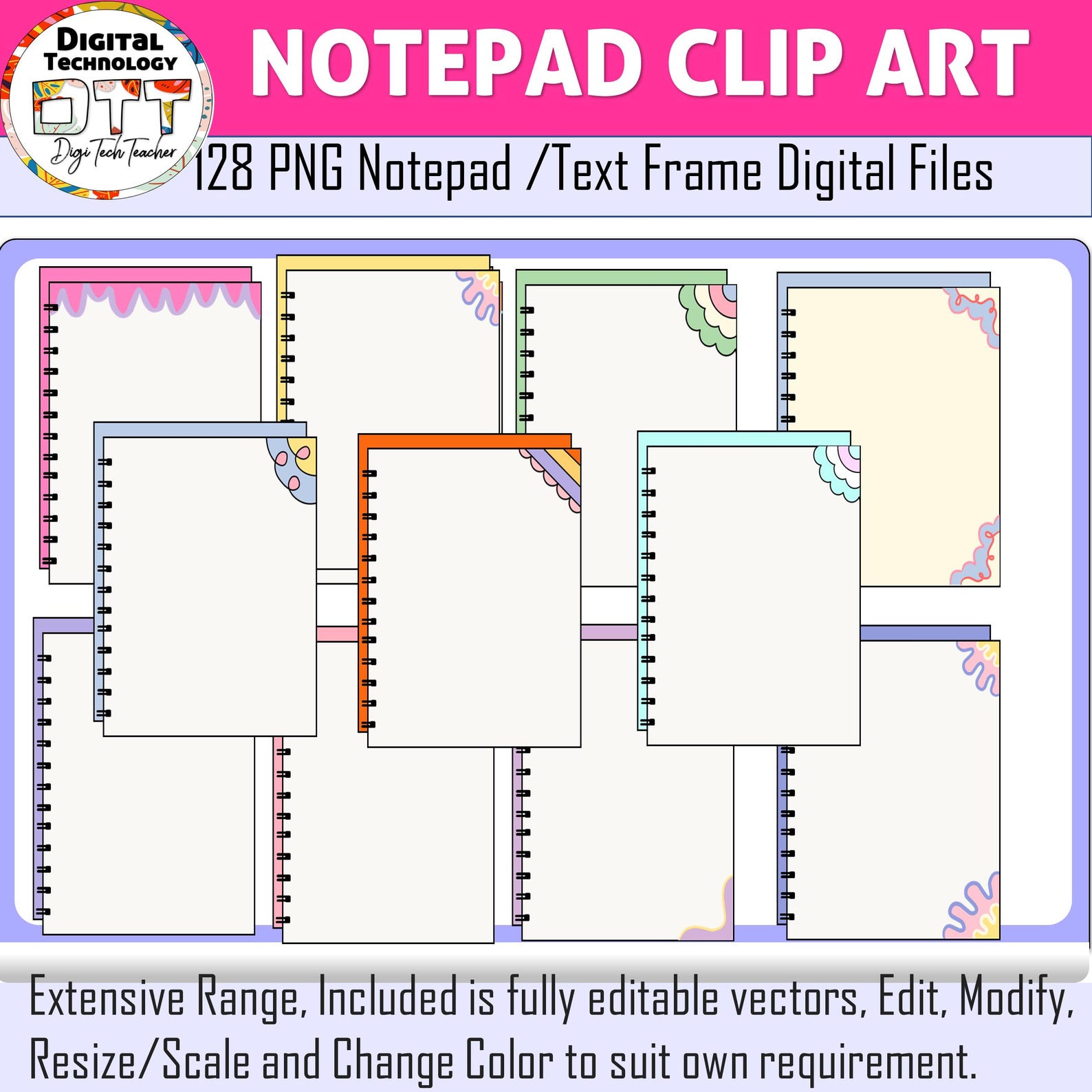 Notepad Clipart 5, 128 PNG, Label Clipart, Sticky Note Clipart, Signs ...
