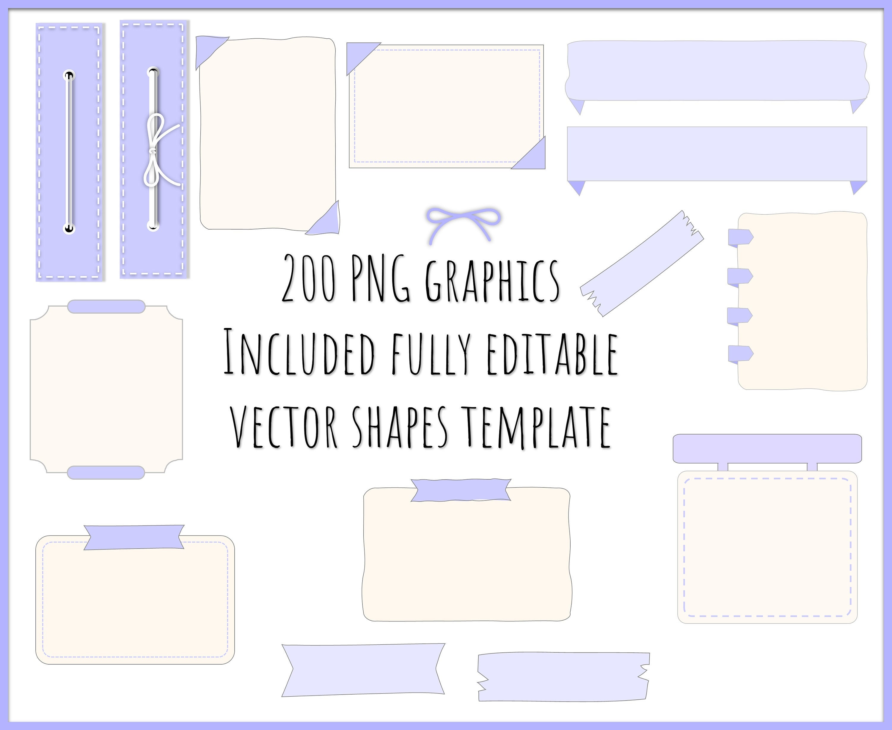 Notepad Clipart 4, Vector Shapes, Vector Notepad, Notepad Design, Text ...