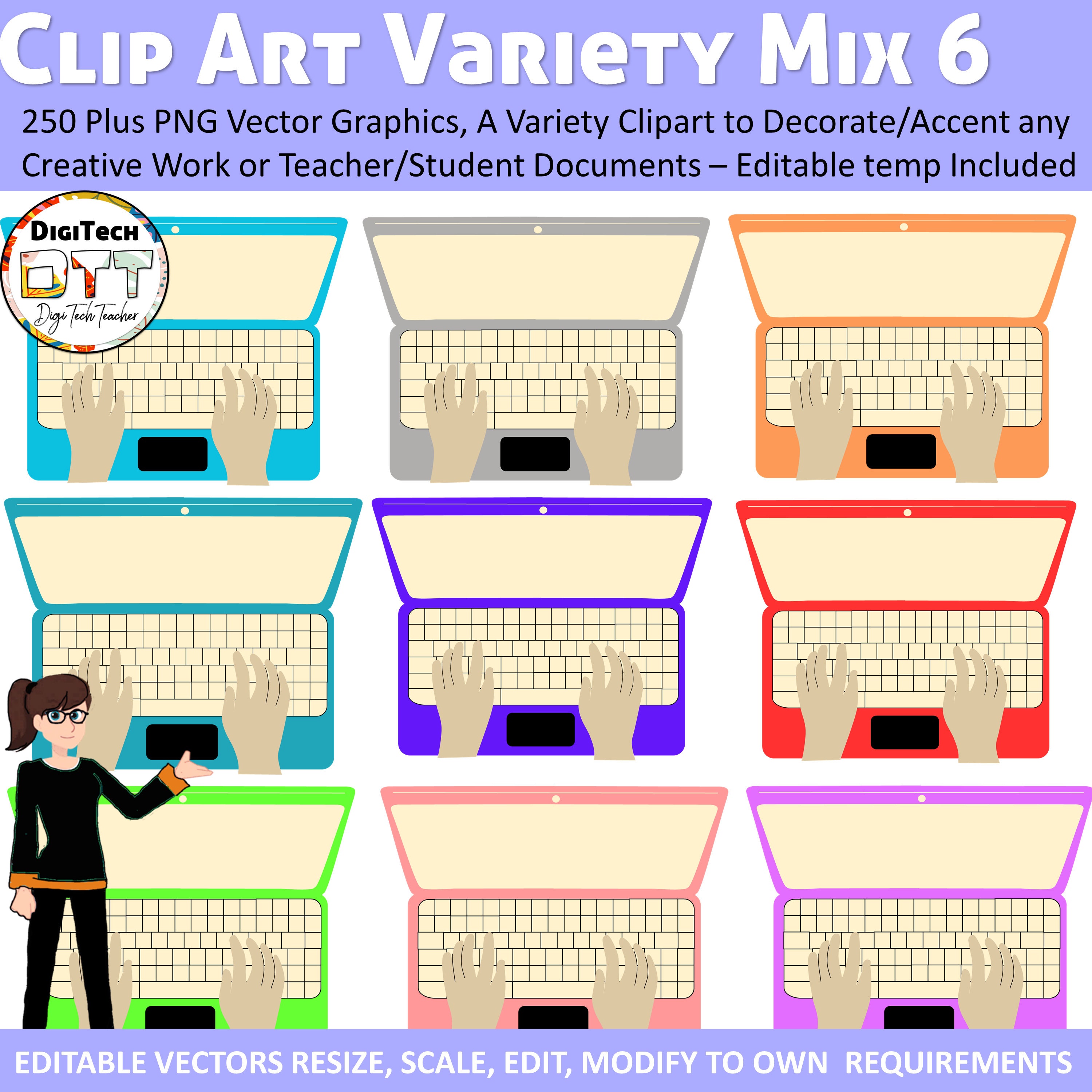 Clipart Variety Mix 6, Teacher Clipart, Classroom Clipart, Educational ...
