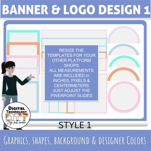 Banners and Logo Design, Powerpoint Temp, TPT Banner,tpt Logo,editable ...