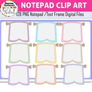 Notepad Clipart 5, 128 PNG, Label Clipart, Sticky Note Clipart, Signs ...