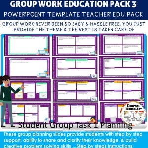 Group Work Powerpoint Template: Teacher Lesson Planner (editable) - Etsy