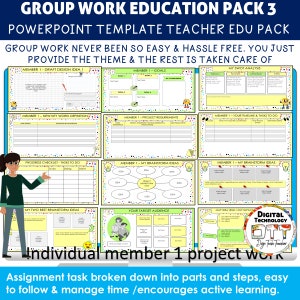 Group Work Powerpoint Template: Teacher Lesson Planner (editable) - Etsy