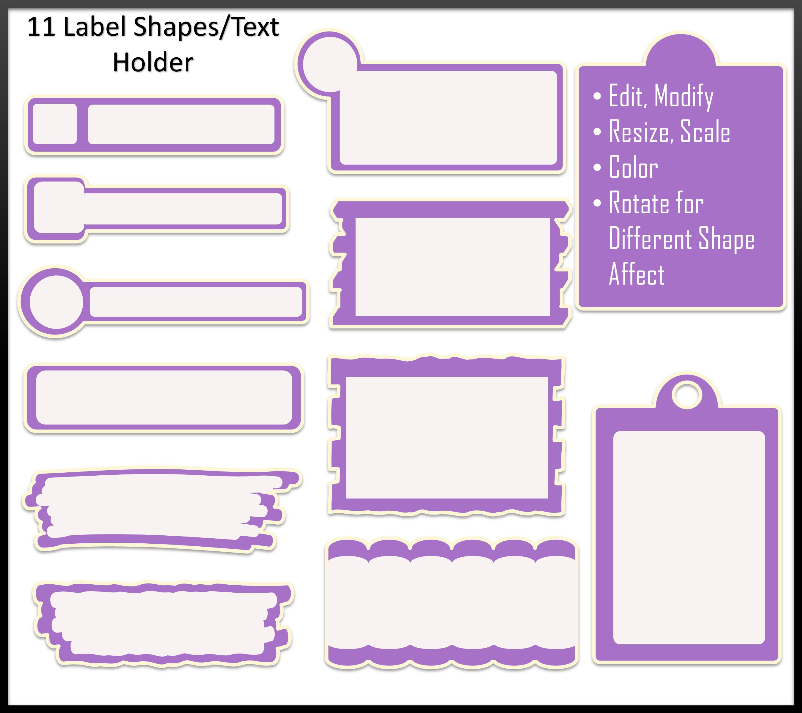 Label Clipart 1, 332 PNG, Editable Graphic, Name Lable, Label Frame ...