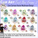 Notepad Text Box Frames Cute Mushroom Cartoon Theme, Mushroom Clipart ...