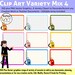 Clip Art Vector Variety Mix 4, Teacher Clipart, Page Accent Clipart ...
