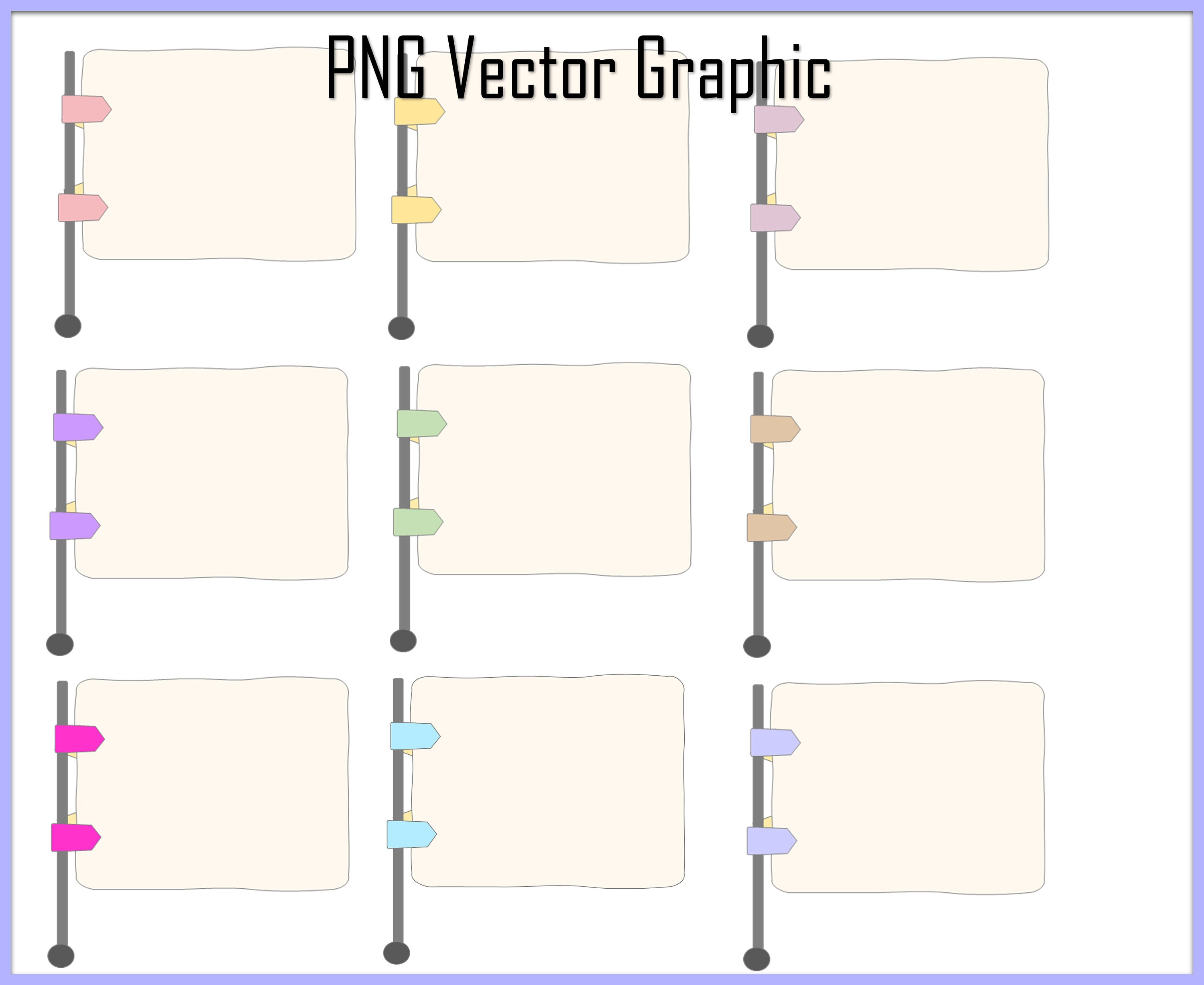 Notepad Clipart 4, Vector Shapes, Vector Notepad, Notepad Design, Text ...
