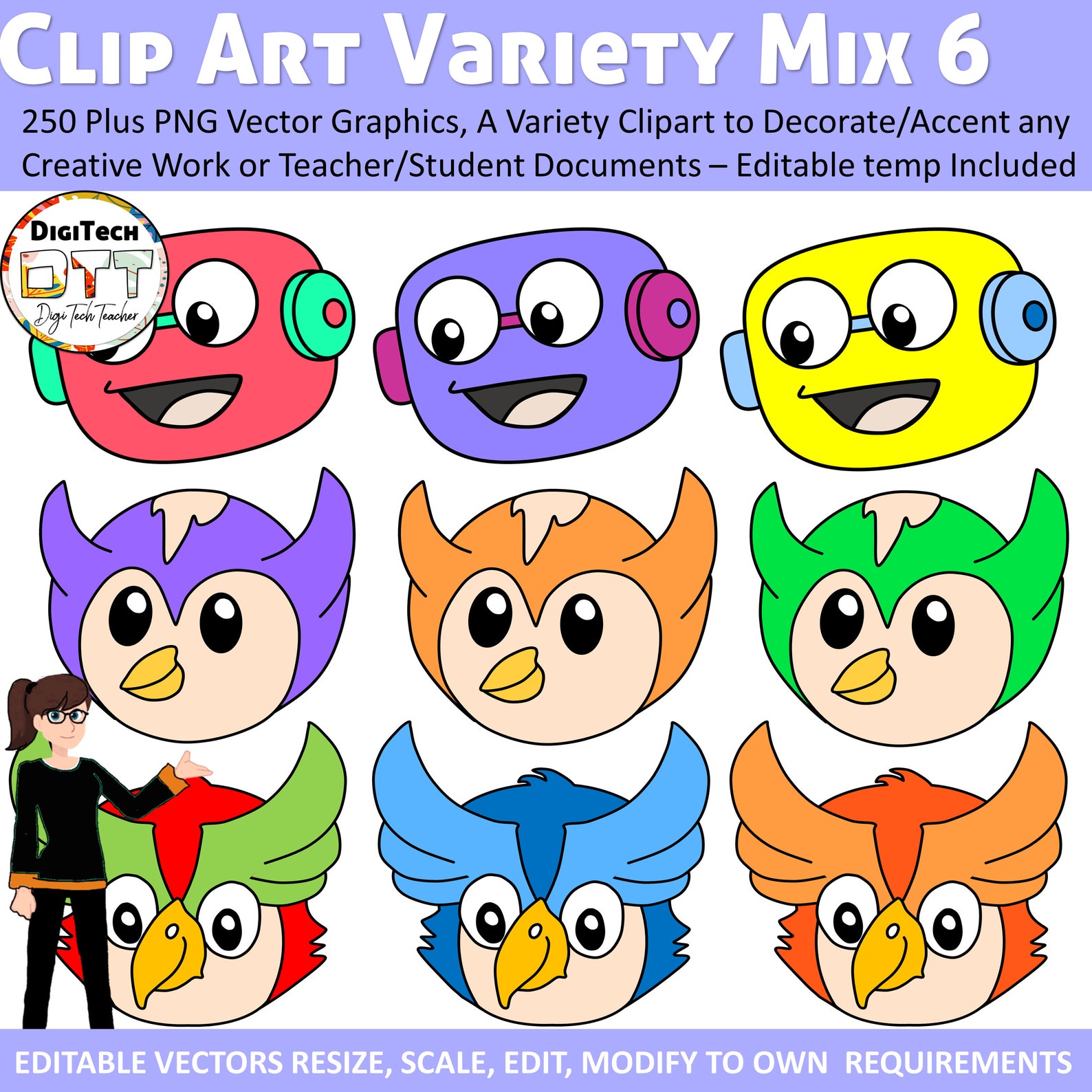 Clipart Variety Mix 6, Teacher Clipart, Classroom Clipart, Educational ...