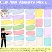 Clip Art Vector Variety Mix 4, Teacher Clipart, Page Accent Clipart ...