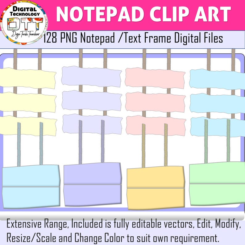 Notepad Clipart 5, 128 PNG, Label Clipart, Sticky Note Clipart, Signs ...