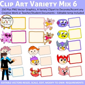 Clipart Variety Mix 6, Teacher Clipart, Classroom Clipart, Educational ...